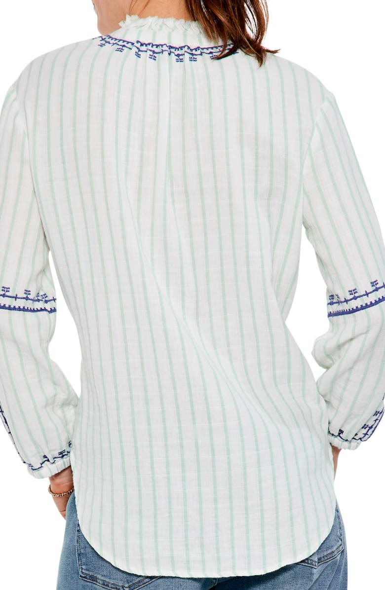 NIC+ZOE Embroidered Terrace Cotton Top | Nordstromrack