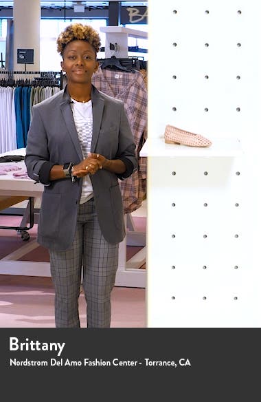 Topshop Alba Woven Ballet Flat (Women) | Nordstrom