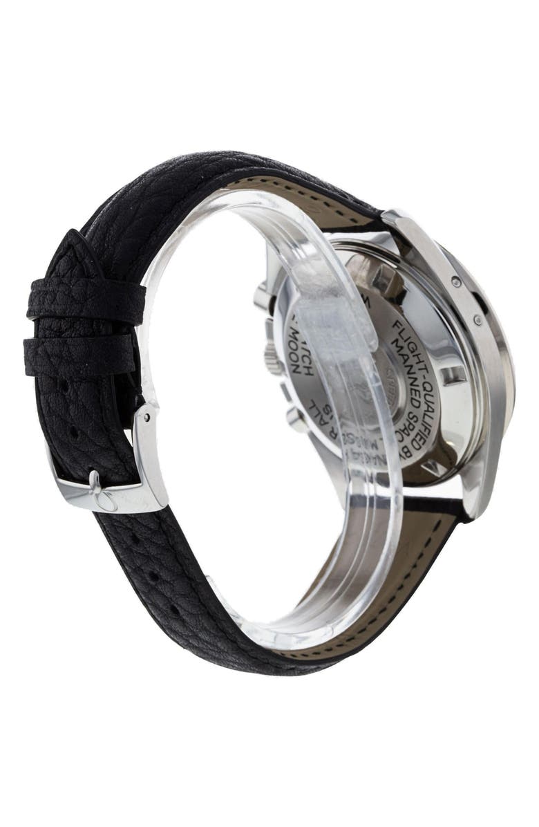 Watchfinder & Co. OMEGA Preowned Speedmaster Moonphase Leather Strap ...