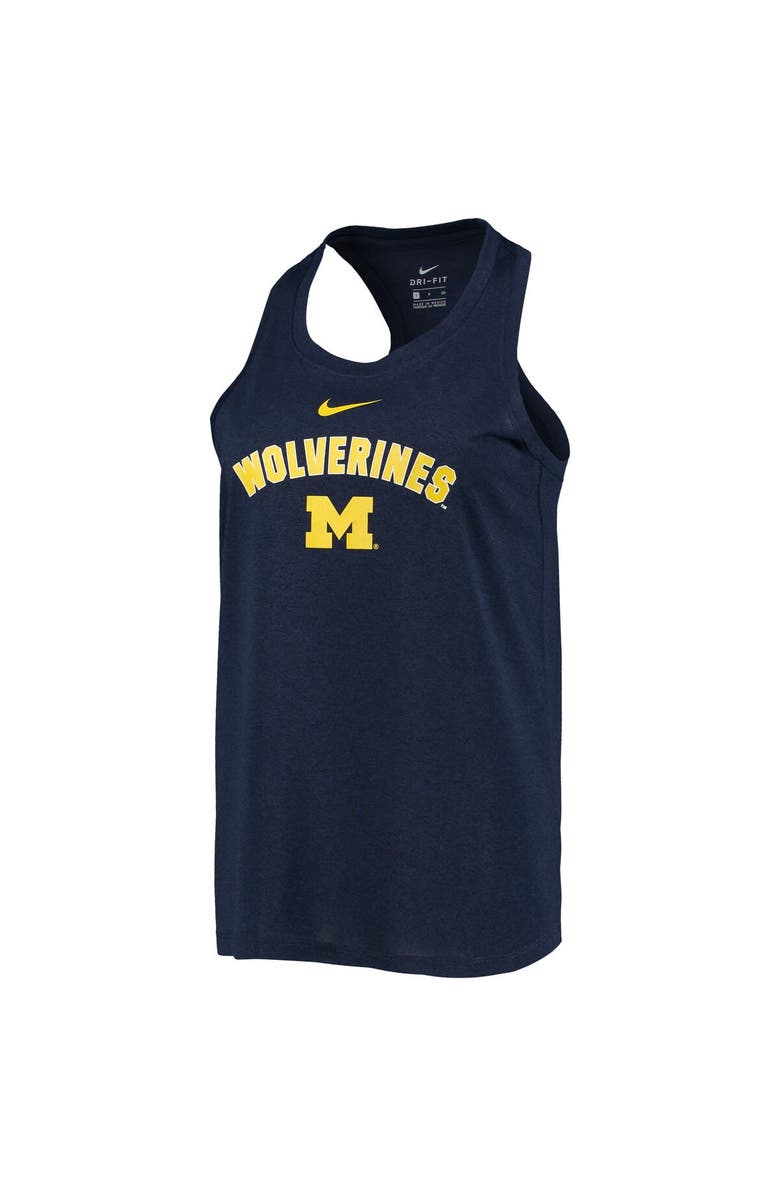 Nike Women's Nike Navy Michigan Wolverines Arch & Logo Classic ...