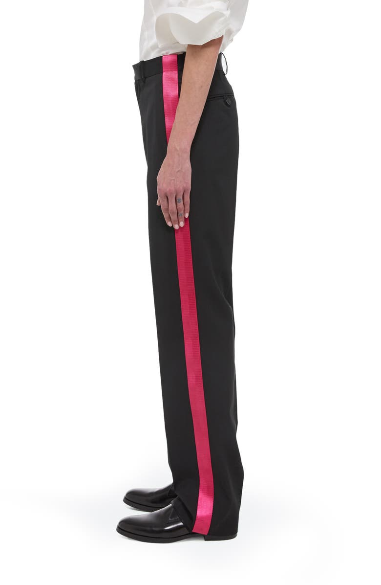 Helmut Lang Seat Belt Stripe Virgin Wool Pants | Nordstromrack