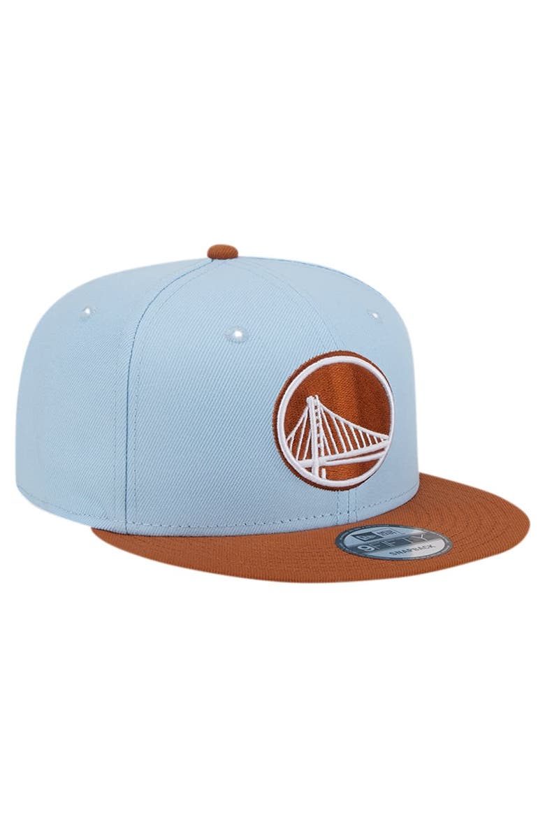 New Era Men's New Era Light Blue/Brown Golden State Warriors 2-Tone ...