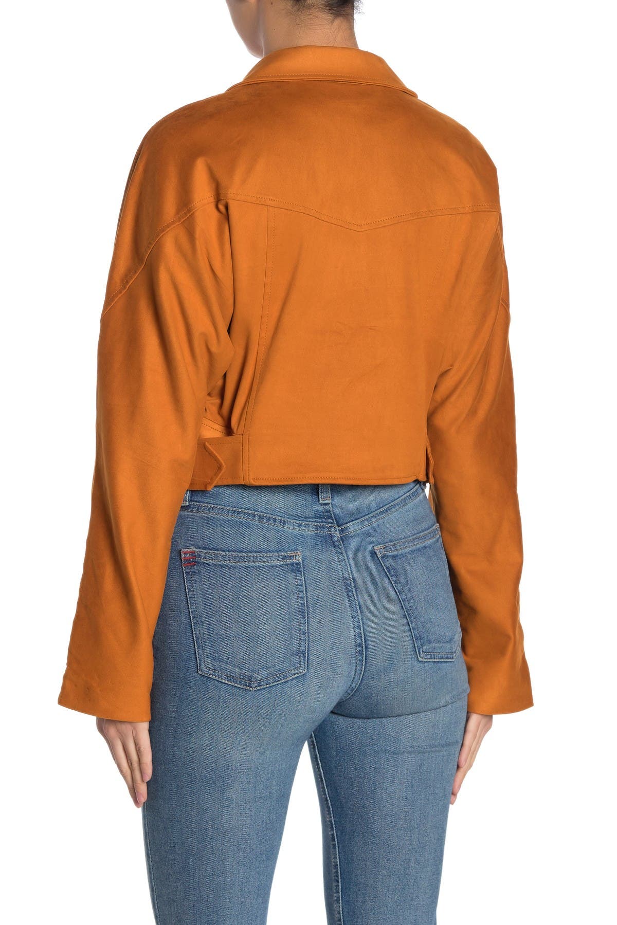 Tularosa Lyon Faux Suede Crop Jacket (Women) | Nordstromrack