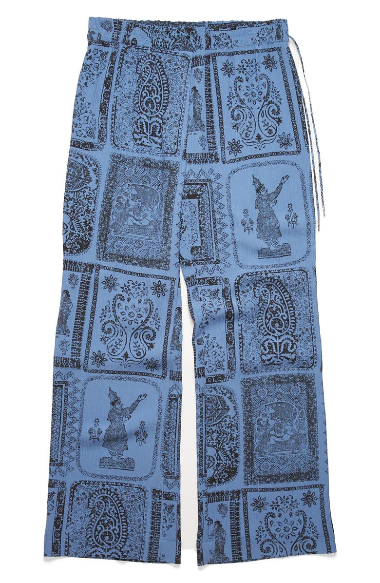 Acne Studios Polesa Frames Print Crepon Pants | Nordstromrack