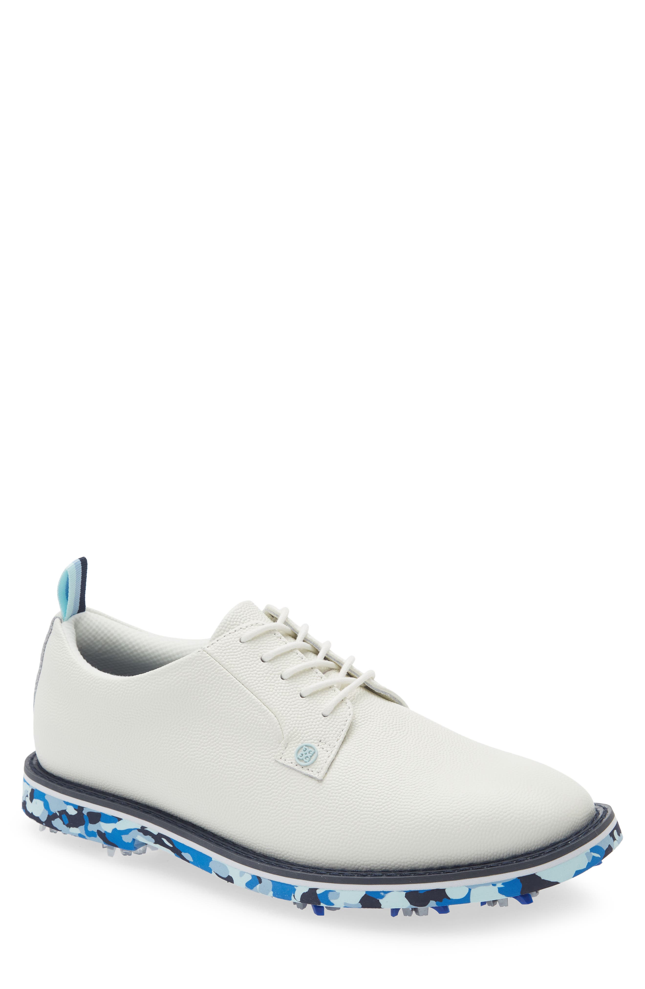 G/FORE Classic Pebble Leather G/LOCK Golf Shoe (Men) | Nordstromrack