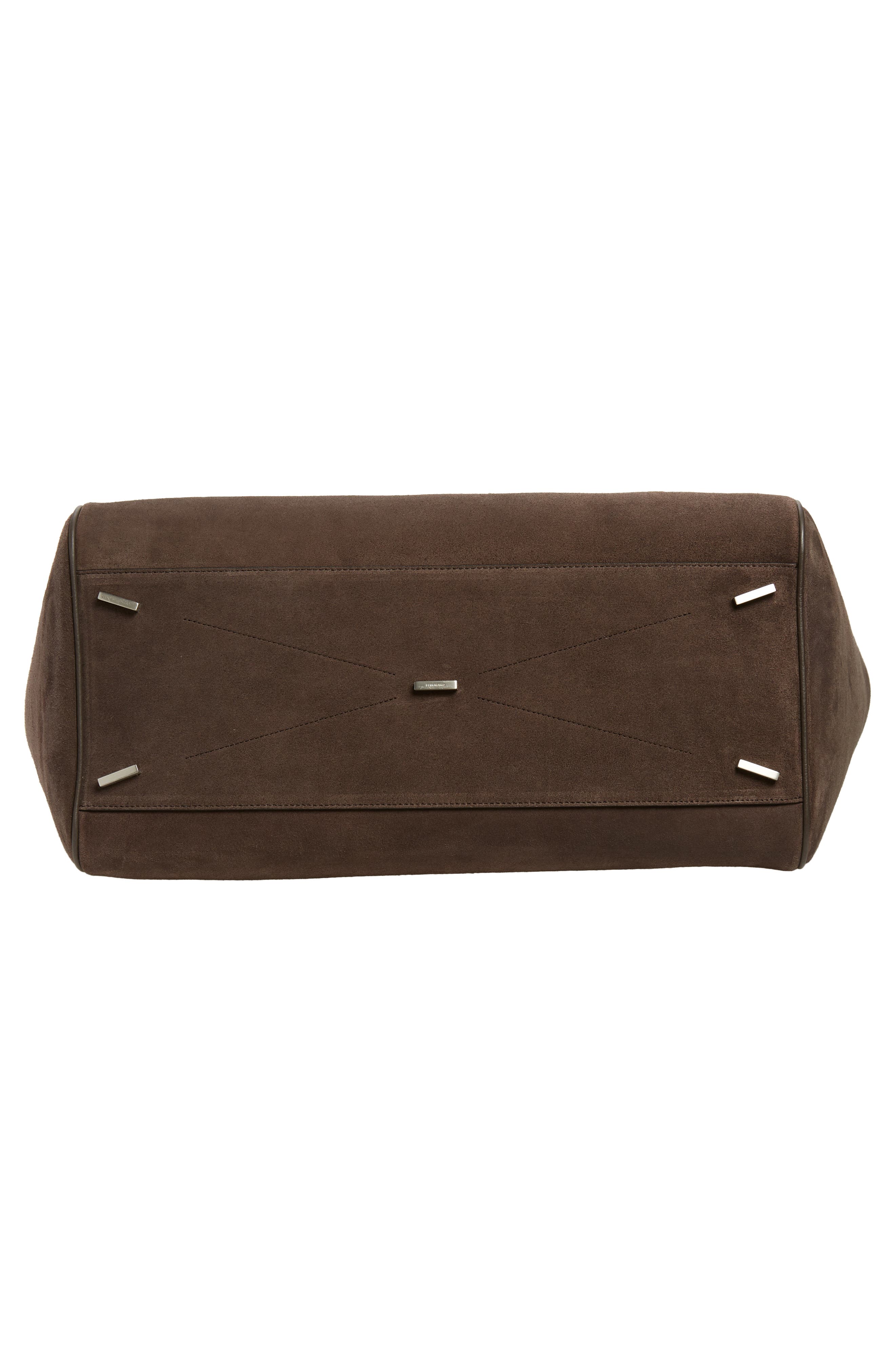 FERRAGAMO Large Leather & Suede Flap Tote | Nordstromrack