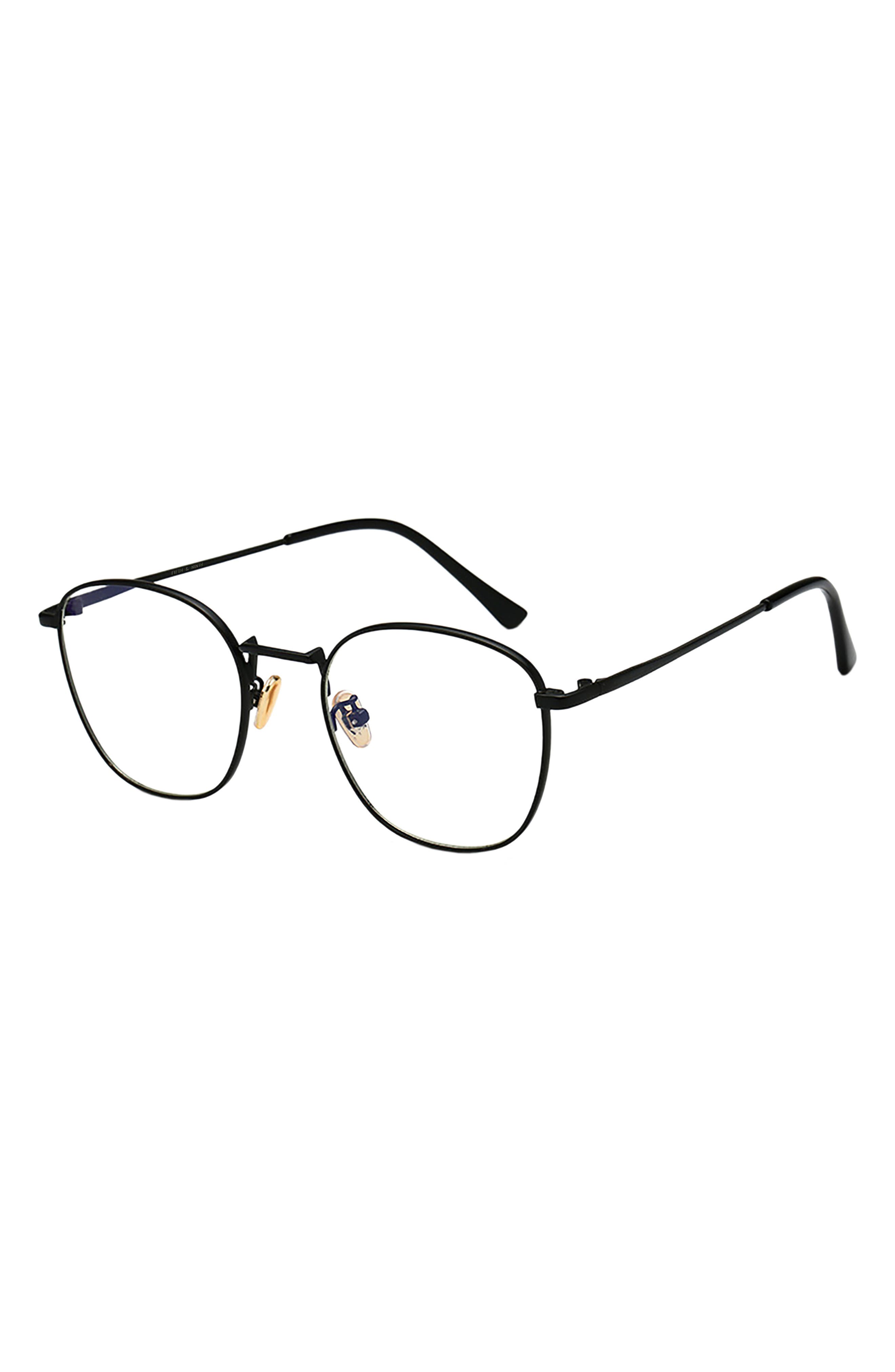 Fifth & Ninth Indy 51mm Round Blue Light Blocking Glasses | Nordstrom