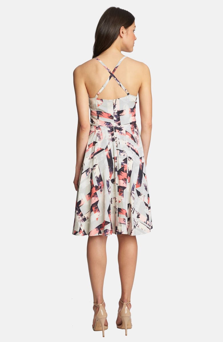 1.STATE 'Miami Spectrum' Cross Back Print Dress | Nordstrom