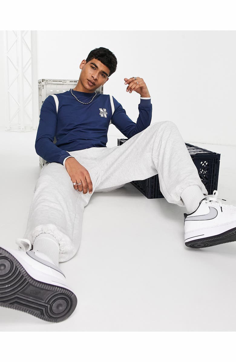 ASOS DESIGN Skinny Fit New York City Long Sleeve T-Shirt | Nordstromrack