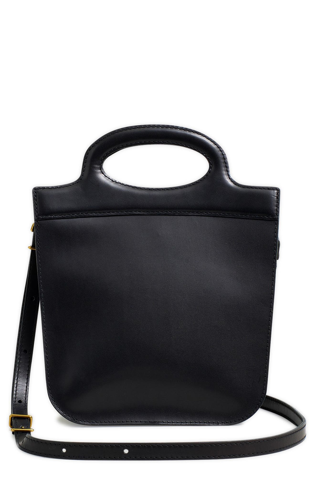 Madewell Toggle Top Handle Leather Crossbody Bag | Nordstromrack