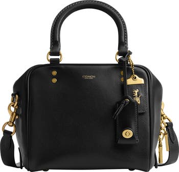 COACH Rogue 20 Soft Grain Leather Cube Satchel | Nordstrom