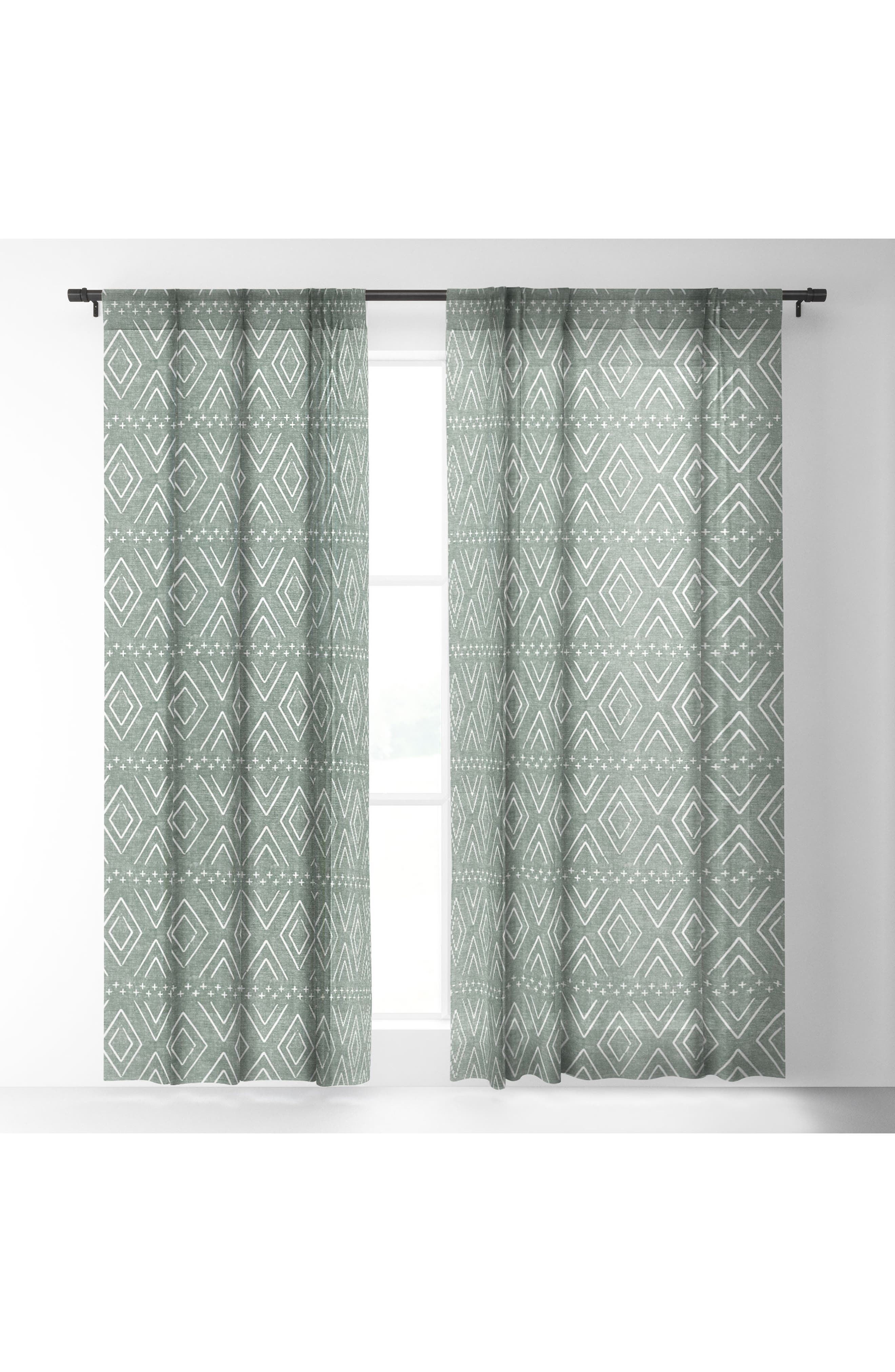 Deny Designs Farmhouse Little Arrow Design Co. Geometric Sheer Window ...