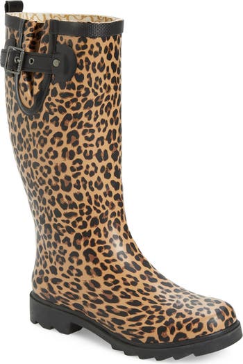 Chooka 'Lavish Leopard' Rain Boot (Women) | Nordstrom
