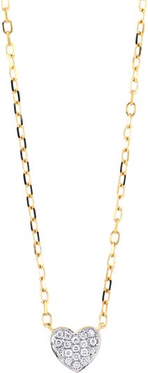 Bony Levy Icon Pavé Diamond Heart Pendant Necklace | Nordstrom