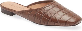 Madewell Croc Embossed Mule (Women) | Nordstrom