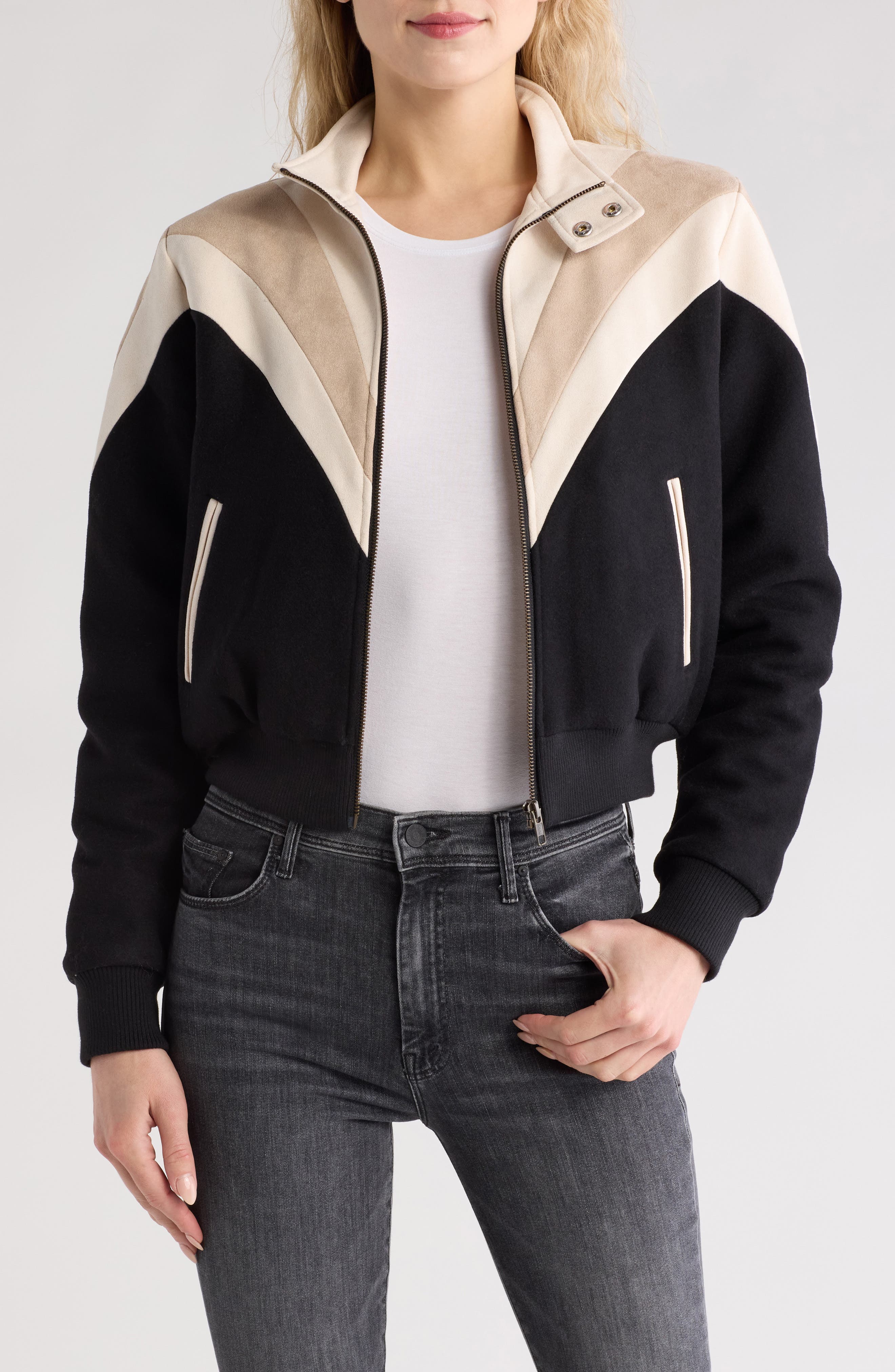 MOTHER The Big 'M' Chevron Jacket | Nordstromrack