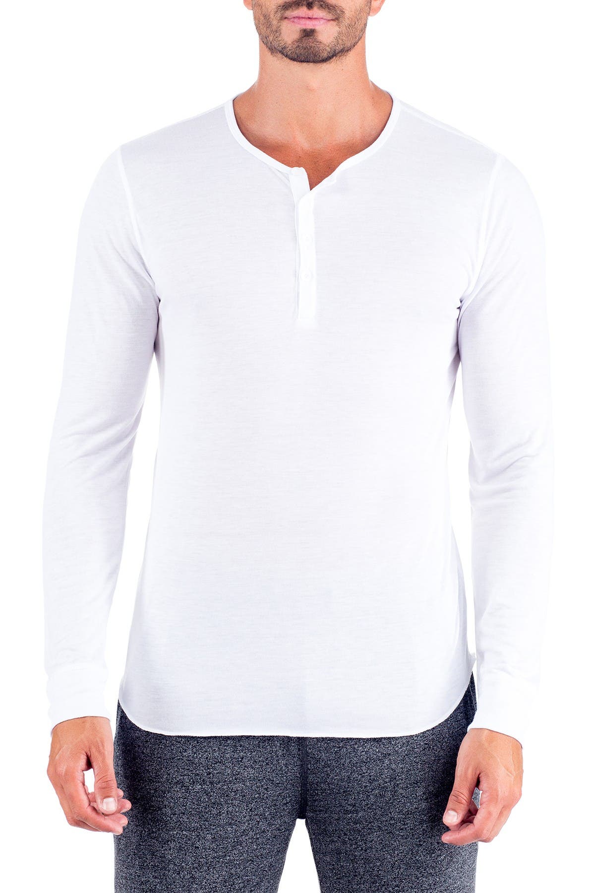 UNSIMPLY STITCHED Super Soft Long Sleeve Lounge Henley | Nordstromrack