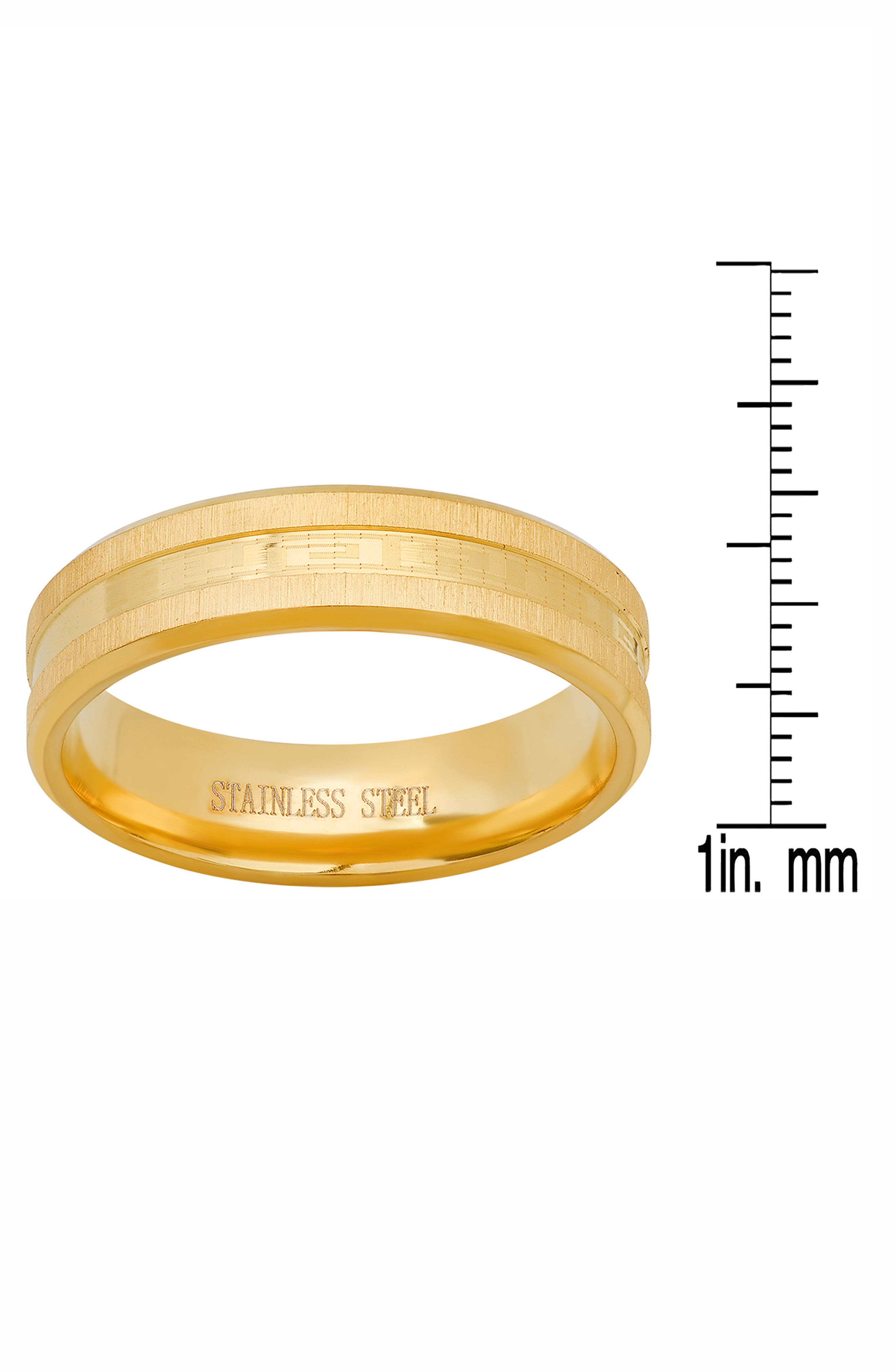 HMY JEWELRY Textured Band Ring - Size 11 | Nordstromrack