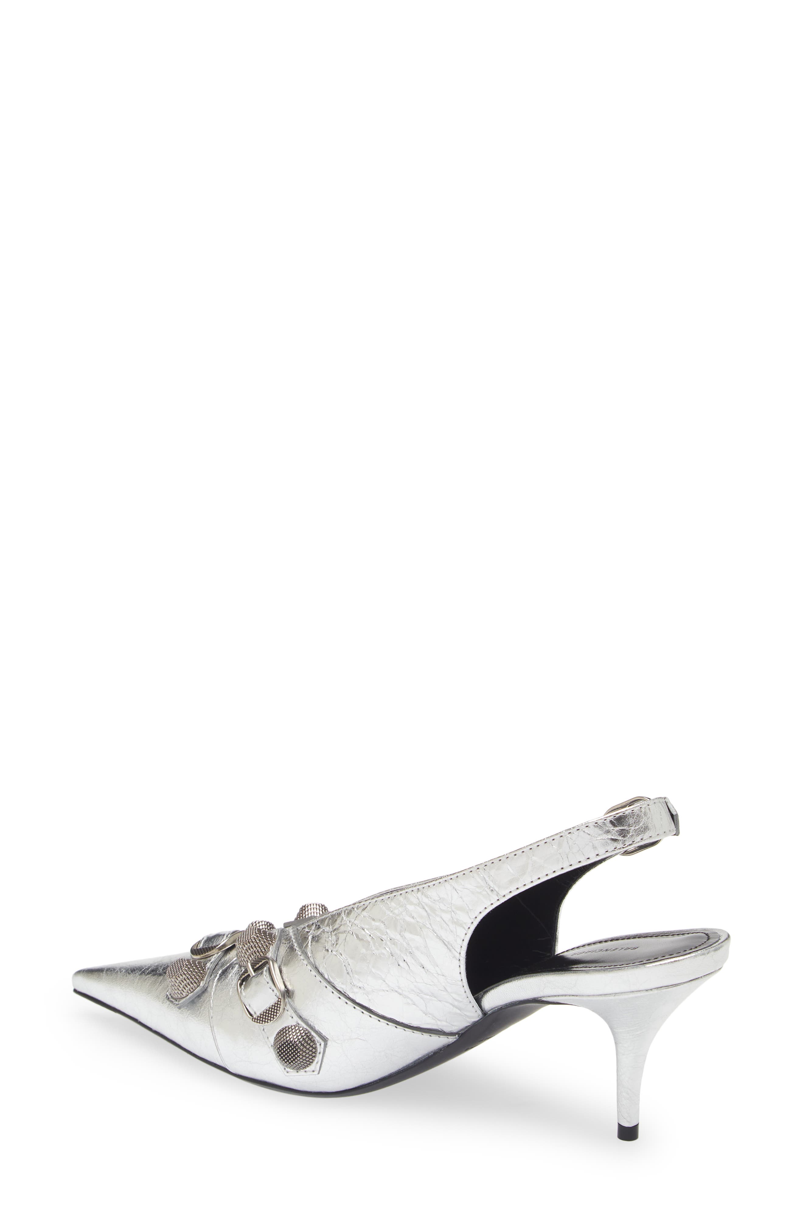 Balenciaga Cagole Pointed Toe Slingback Sandal (Women) | Nordstrom