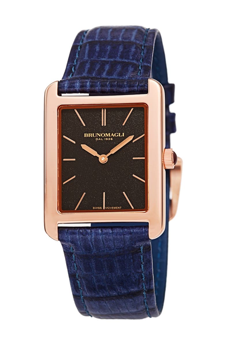 Bruno Magli Women's Giulia 1501 Lizard Embossed Italian Leather Strap ...