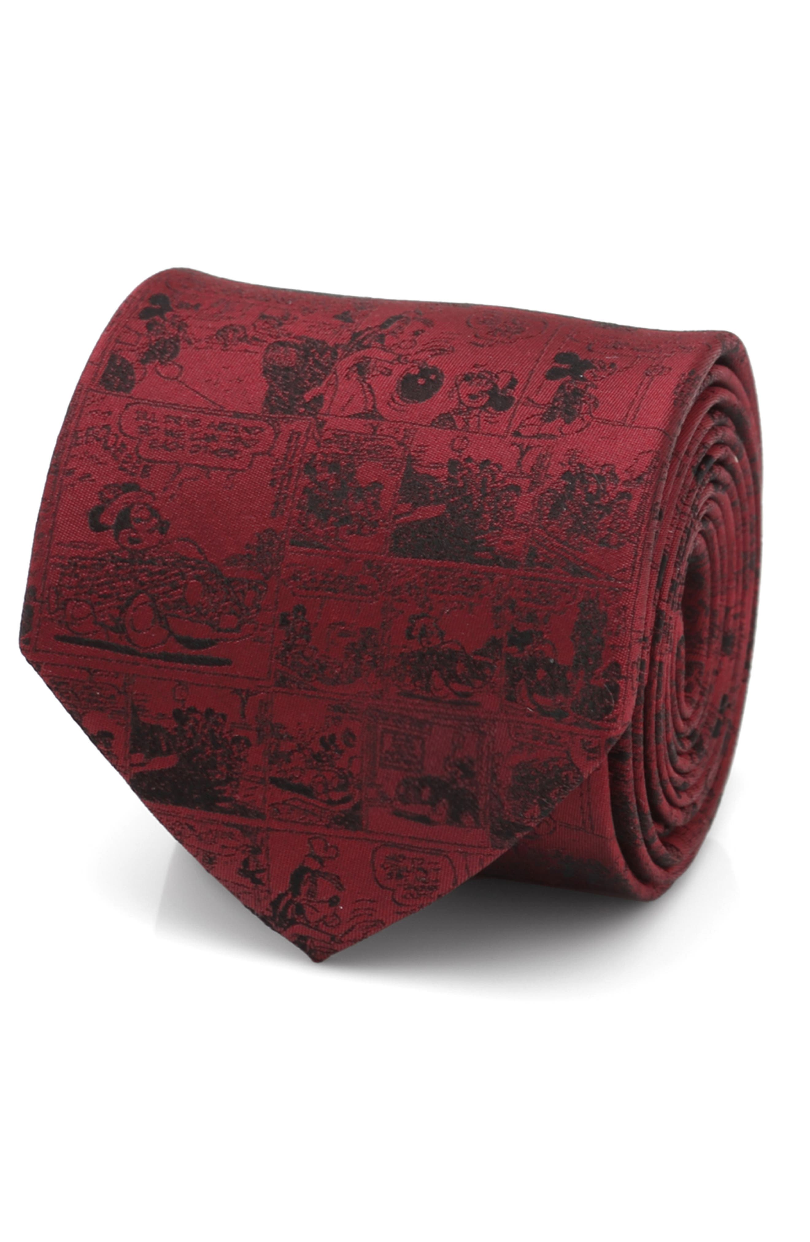 Cufflinks, Inc. Mickey Mouse Comic Panels Silk Tie | Nordstrom