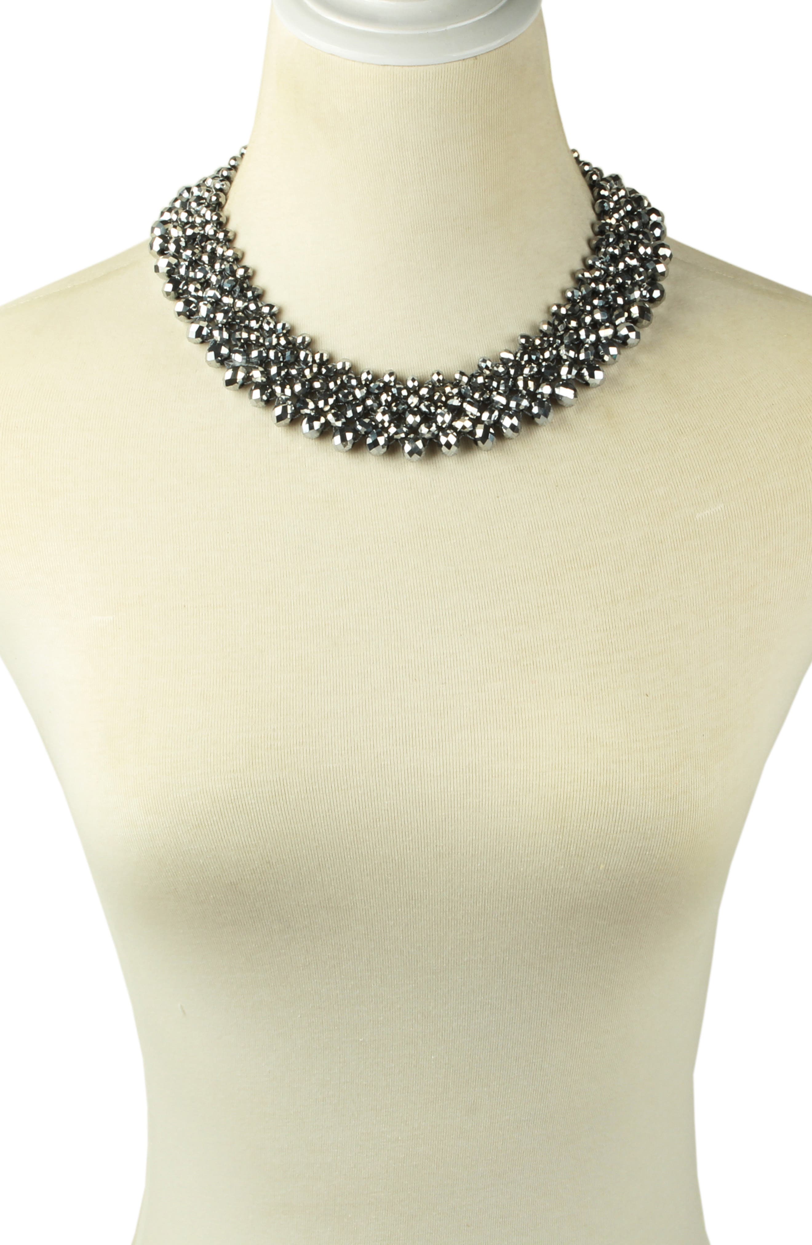 EYE CANDY LOS ANGELES Anita Crystal Statement Collar Necklace ...