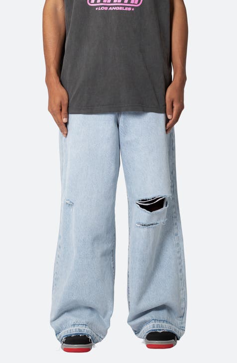 Men's Distressed Baggy Fit Jeans | Nordstrom