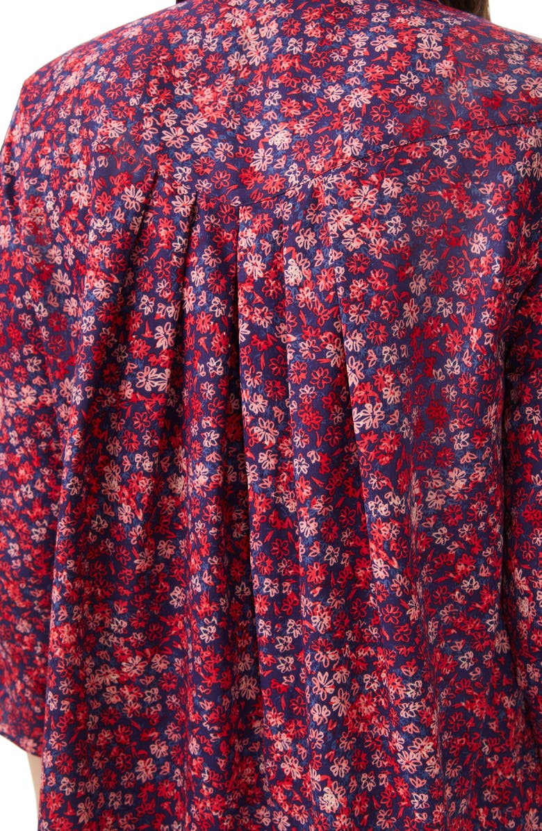 Foxcroft Piper Beach Blossom Button-Up Shirt | Nordstromrack