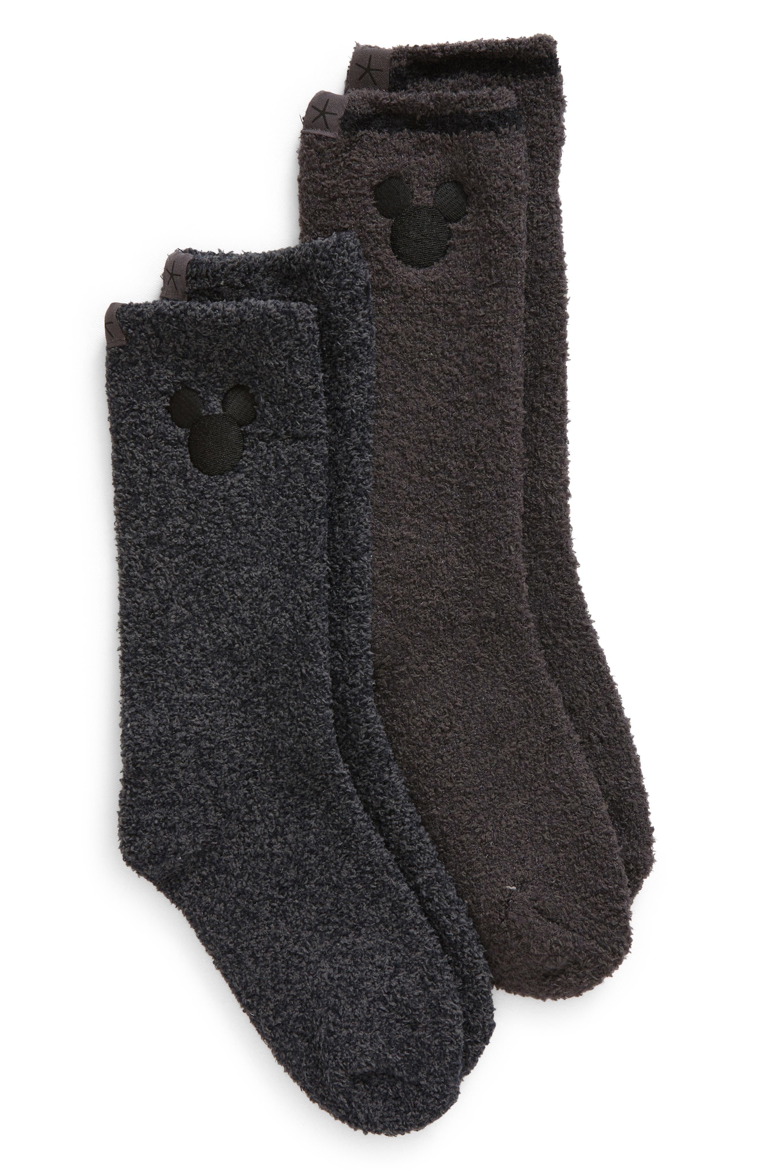 Barefoot Dreams® x Disney Kids' 2-Pack CozyChic™ Classic Crew Socks ...