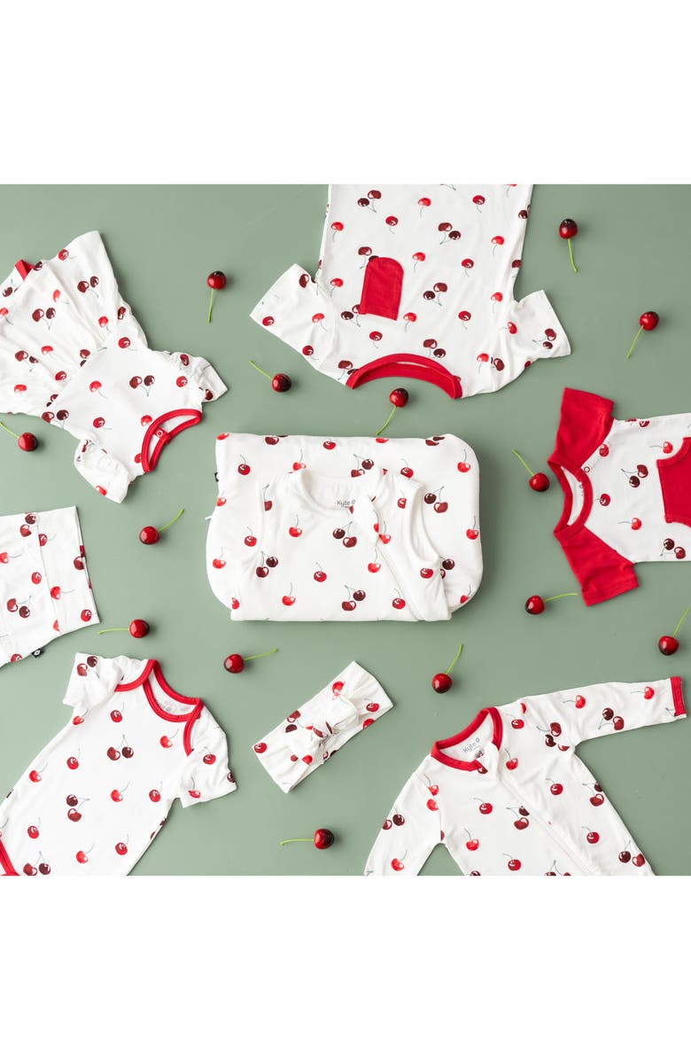 Kyte BABY Ruffle Sleeve Skirted Bodysuit | Nordstromrack