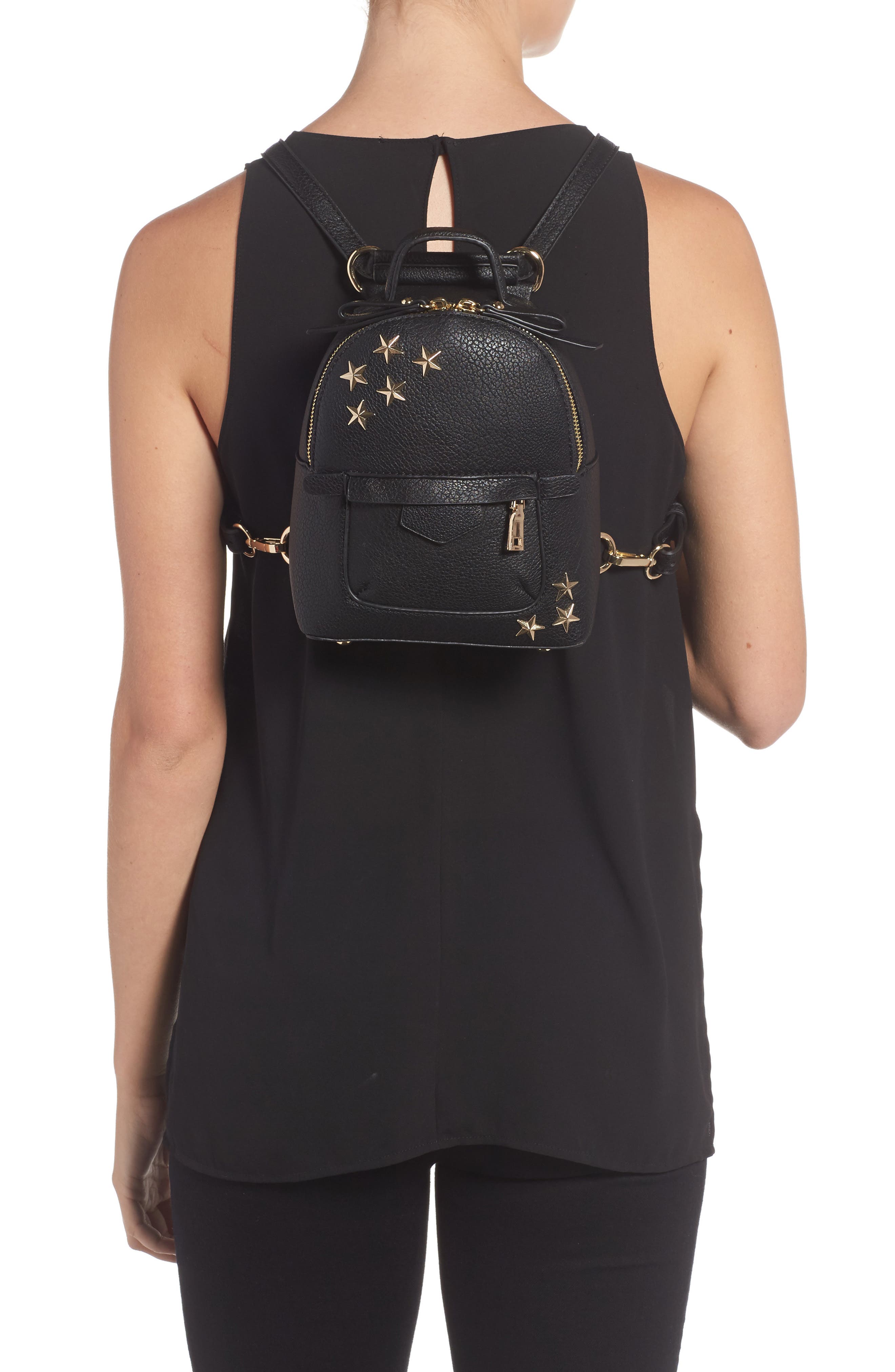 BP. Mini Star Stud Faux Leather Backpack | Nordstrom