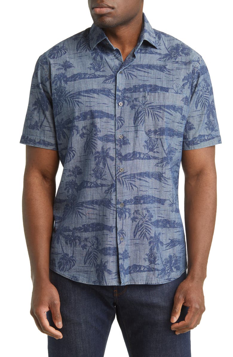 Peter Millar Sea Lore Stretch Cotton Sport Shirt | Nordstrom