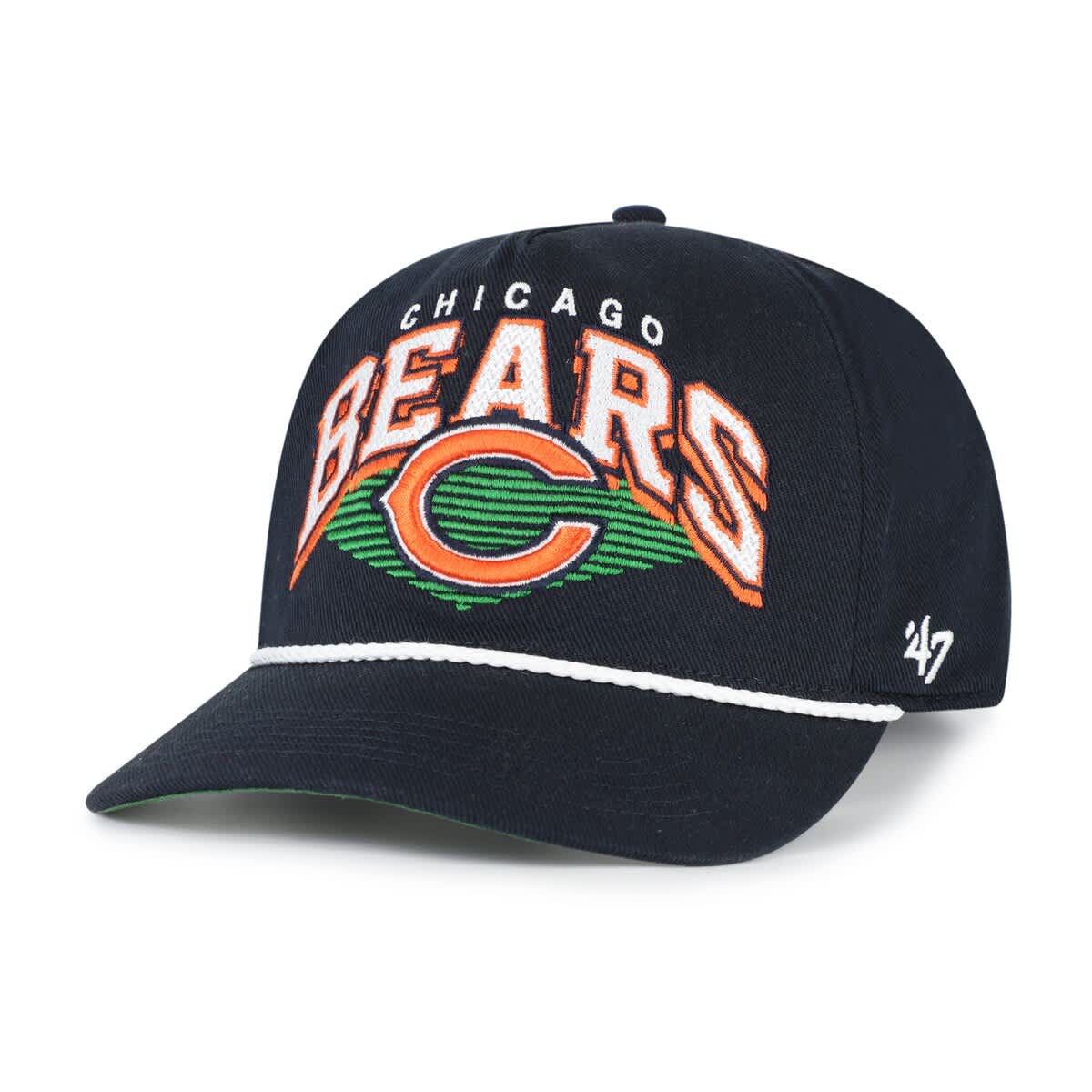 '47 Men's '47 Navy Chicago Bears Pomona Rope Hitch Adjustable Hat ...