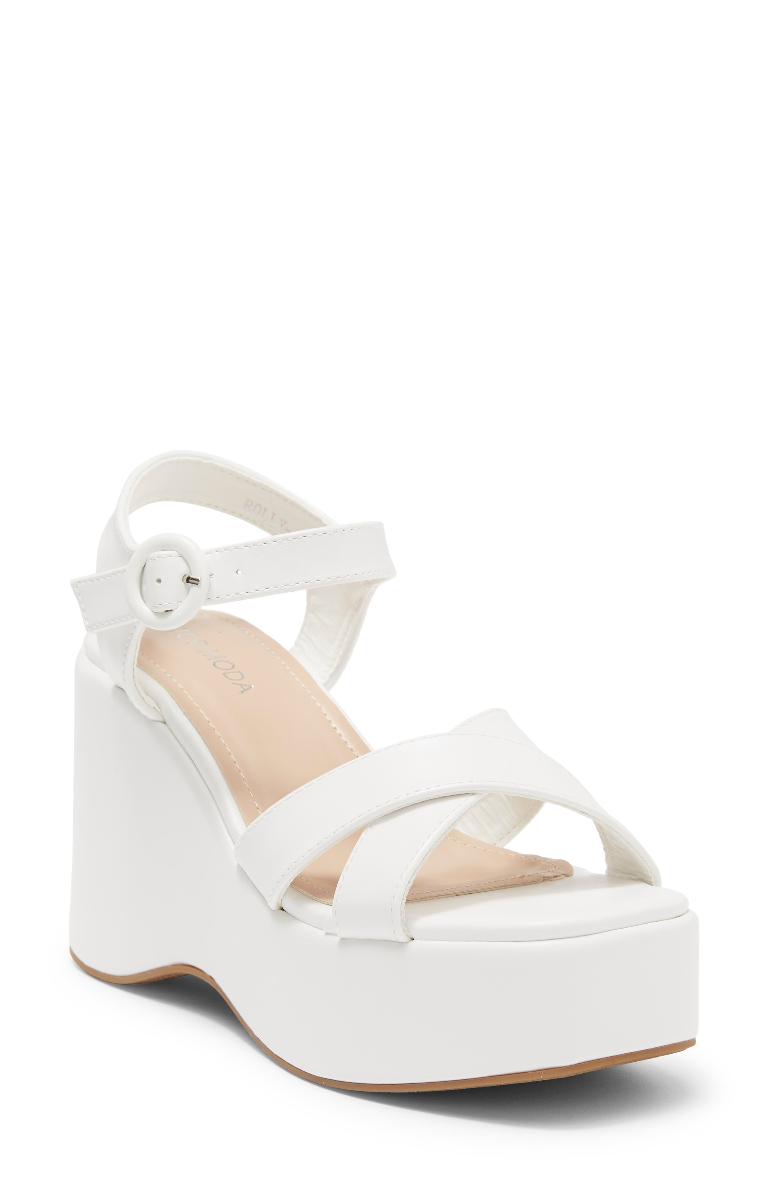 TOP GUY SHOES Rolly Platform Wedge Sandal (Women) | Nordstromrack