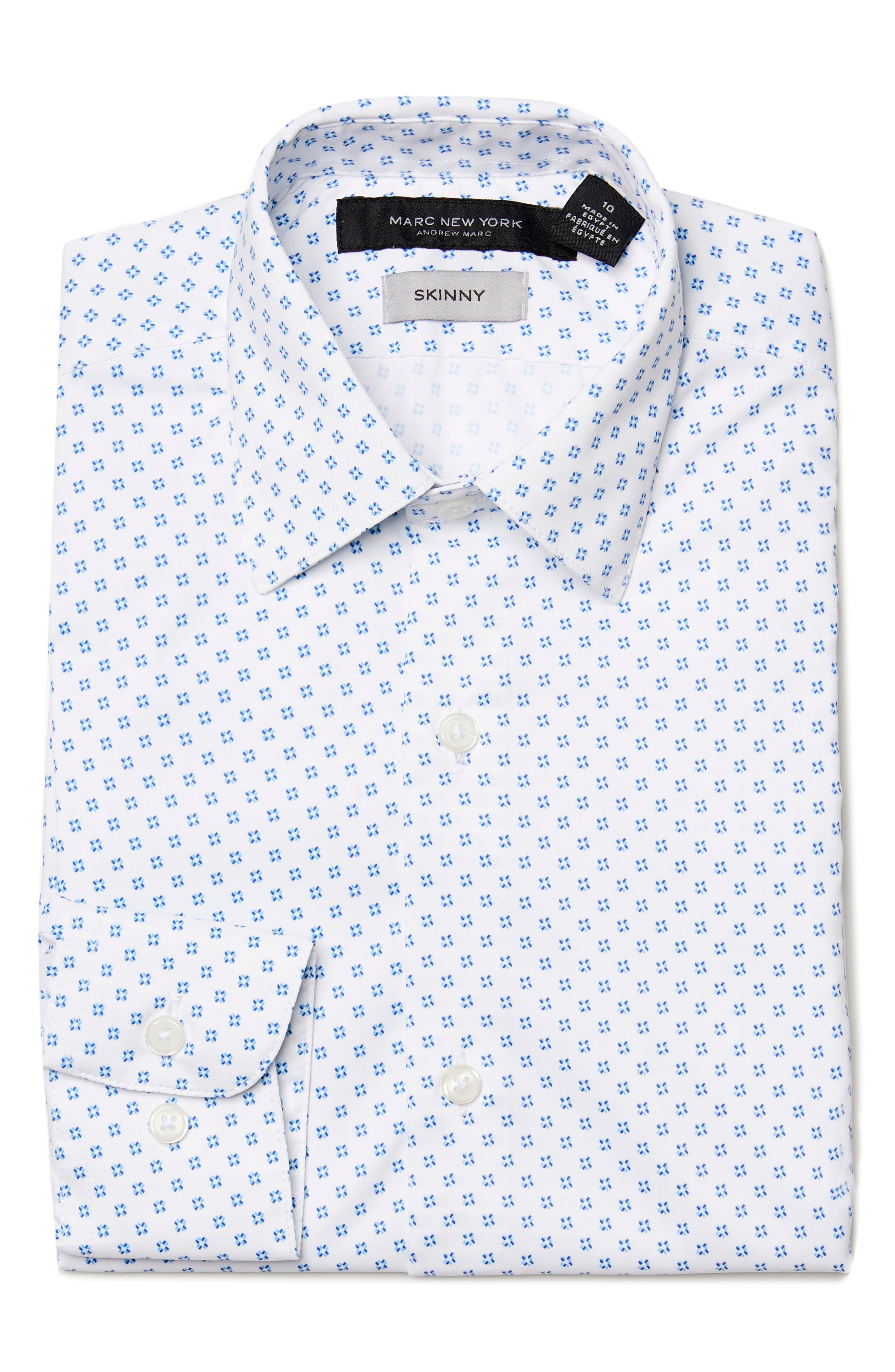 Andrew Marc Kids' Print Skinny Fit Button-Up Shirt | Nordstromrack