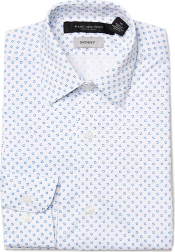 Andrew Marc Kids' Print Skinny Fit Button-Up Shirt | Nordstromrack