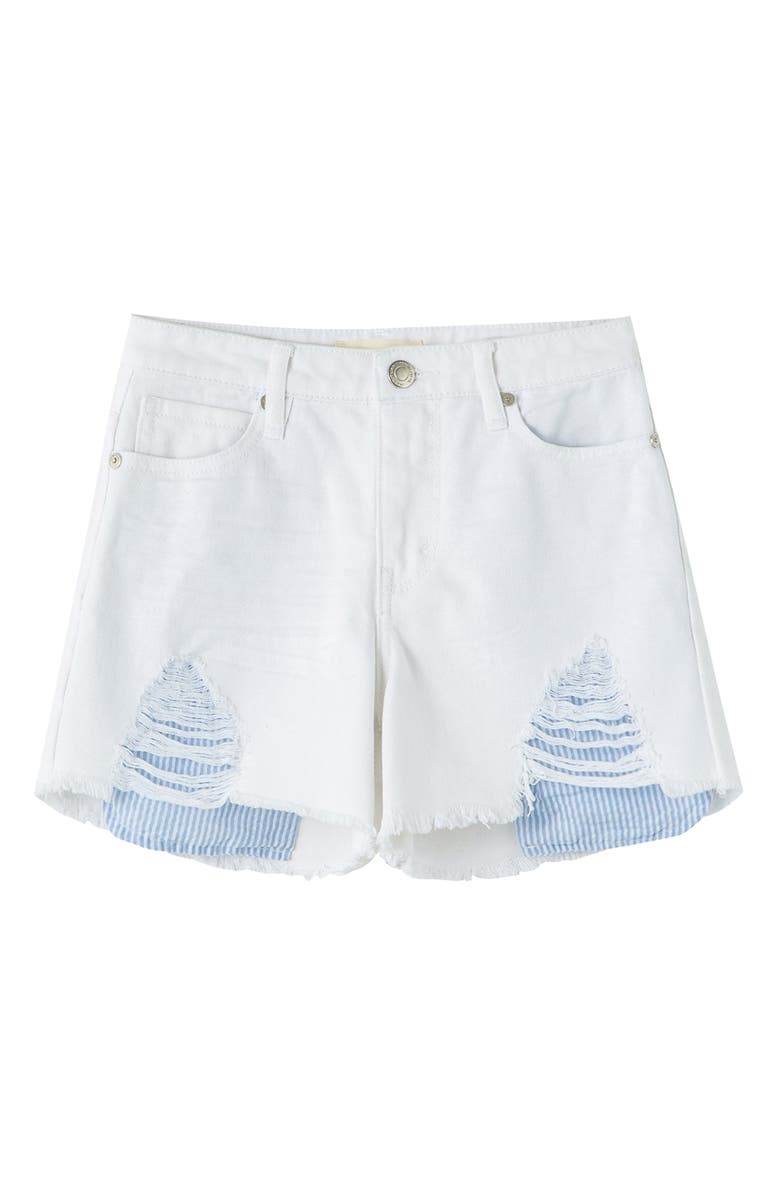 Habitual Girl Kids' Zuri Ripped Denim Shorts | Nordstromrack