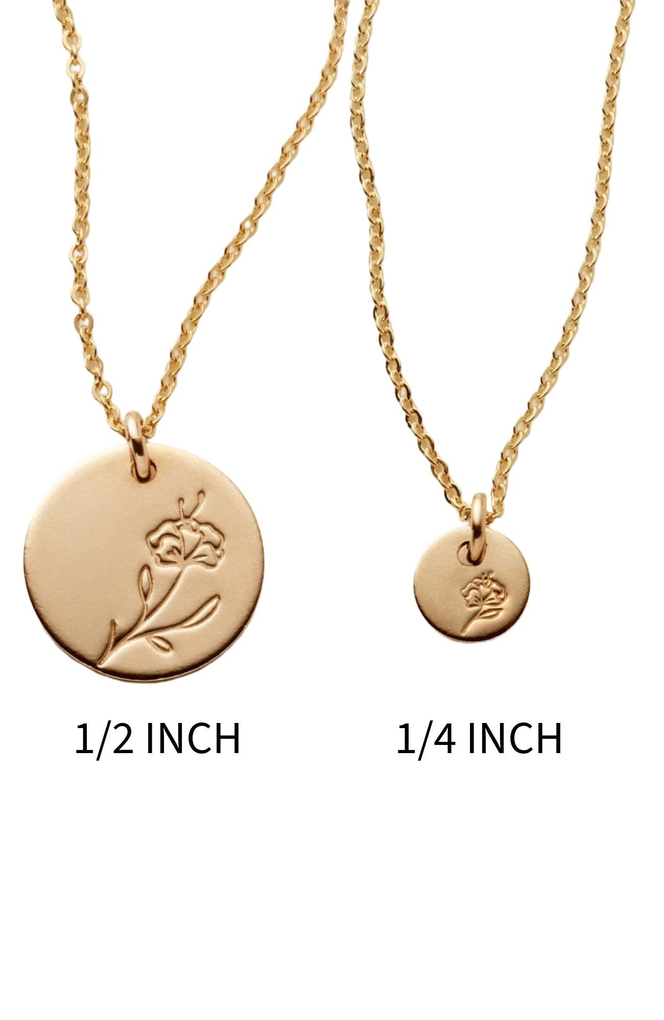 MADE BY MARY February Birth Flower Necklace | Nordstrom