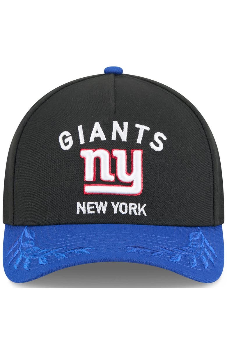New Era Men's New Era Black/Royal New York Giants 2025 NFL Draft 9FORTY ...