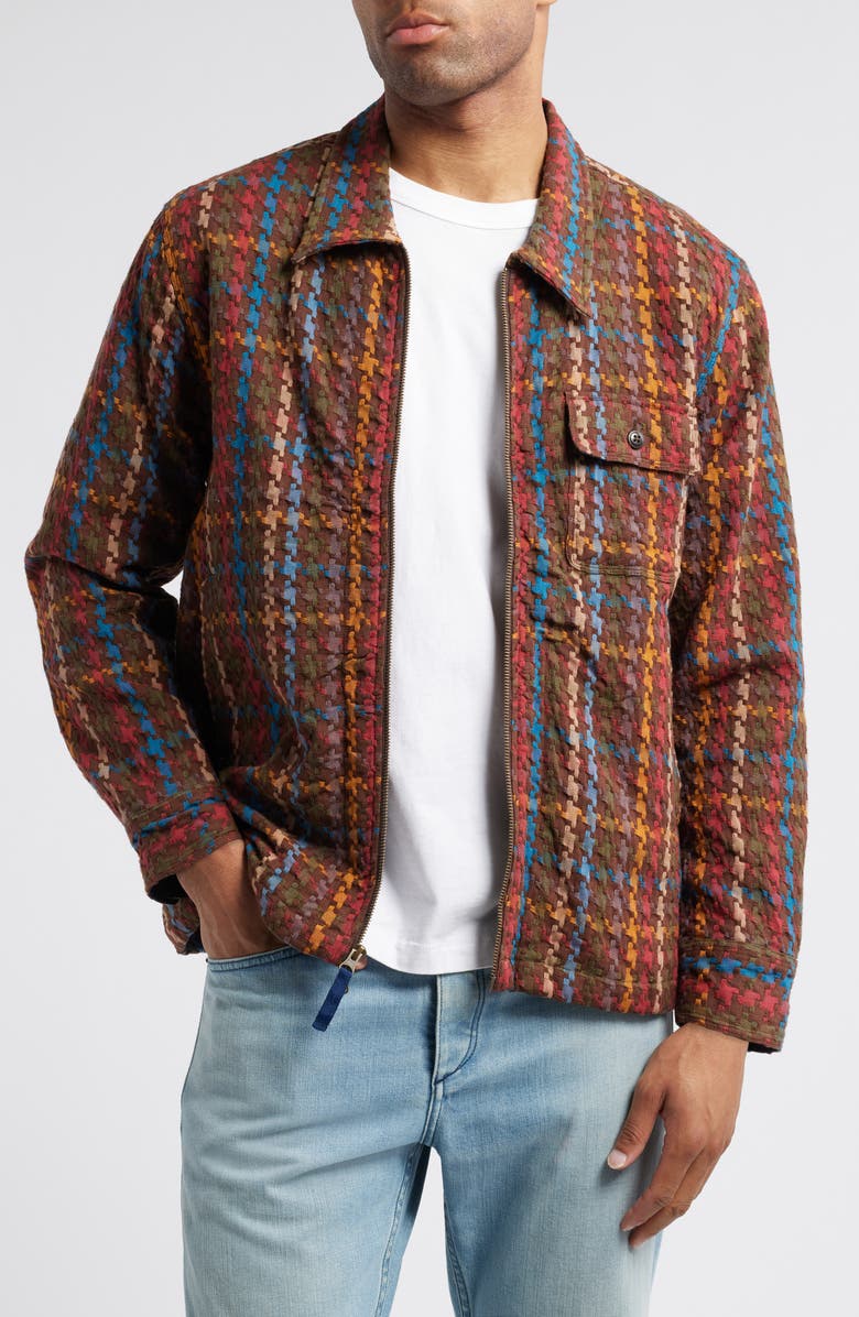 Corridor Rainbow Houndstooth Zip-Up Jacket | Nordstromrack