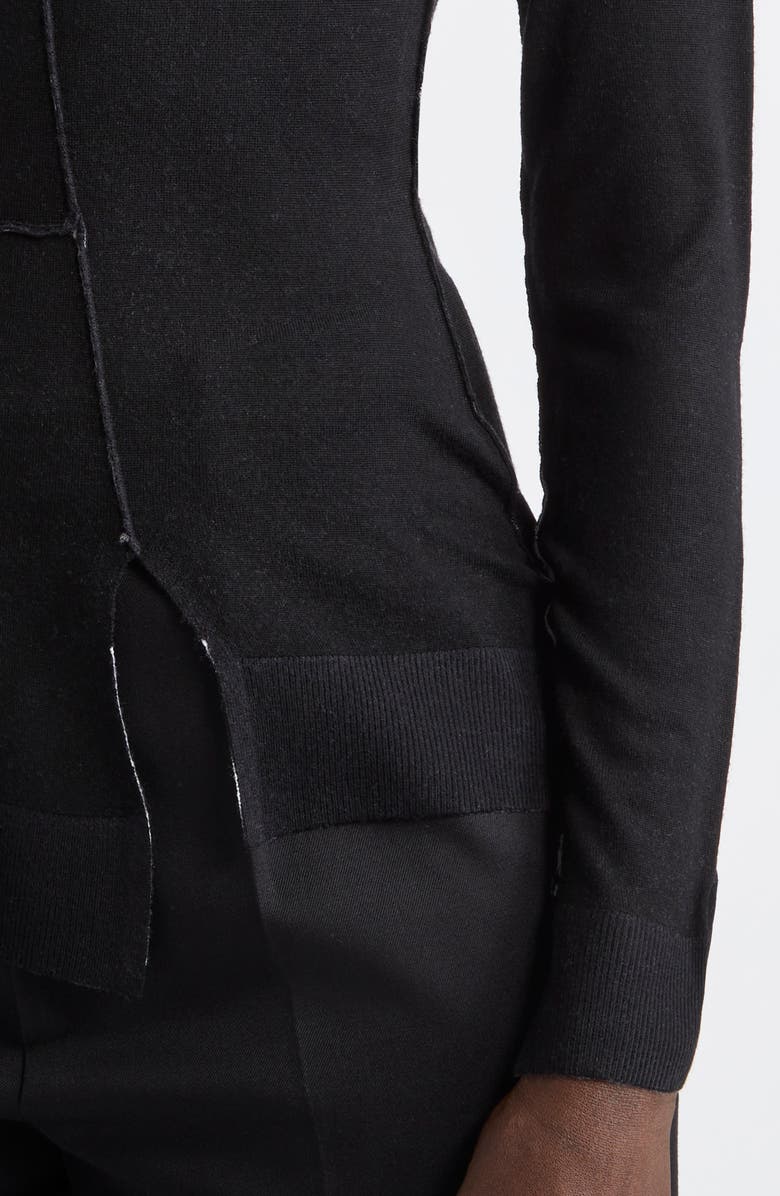 Jason Wu Collection Panelled Merino Wool Cardigan | Nordstromrack