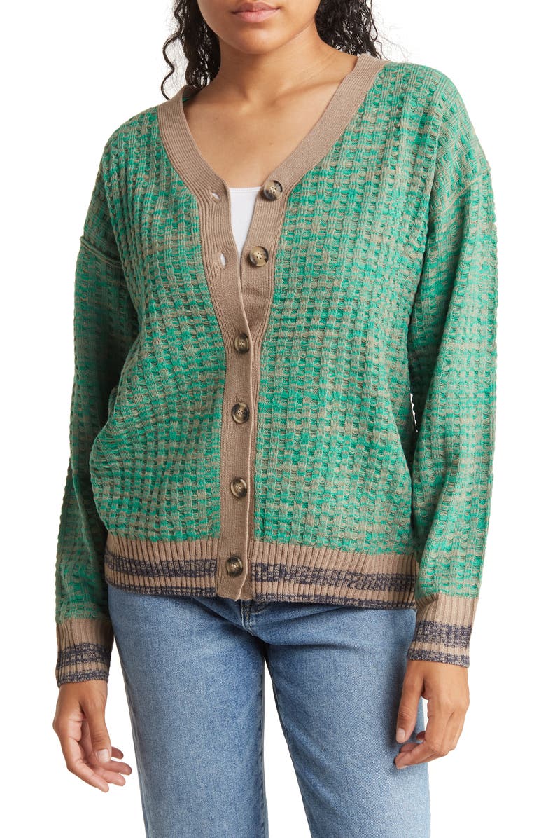 Love Tree Heathered Button Front Sweater Cardigan | Nordstromrack