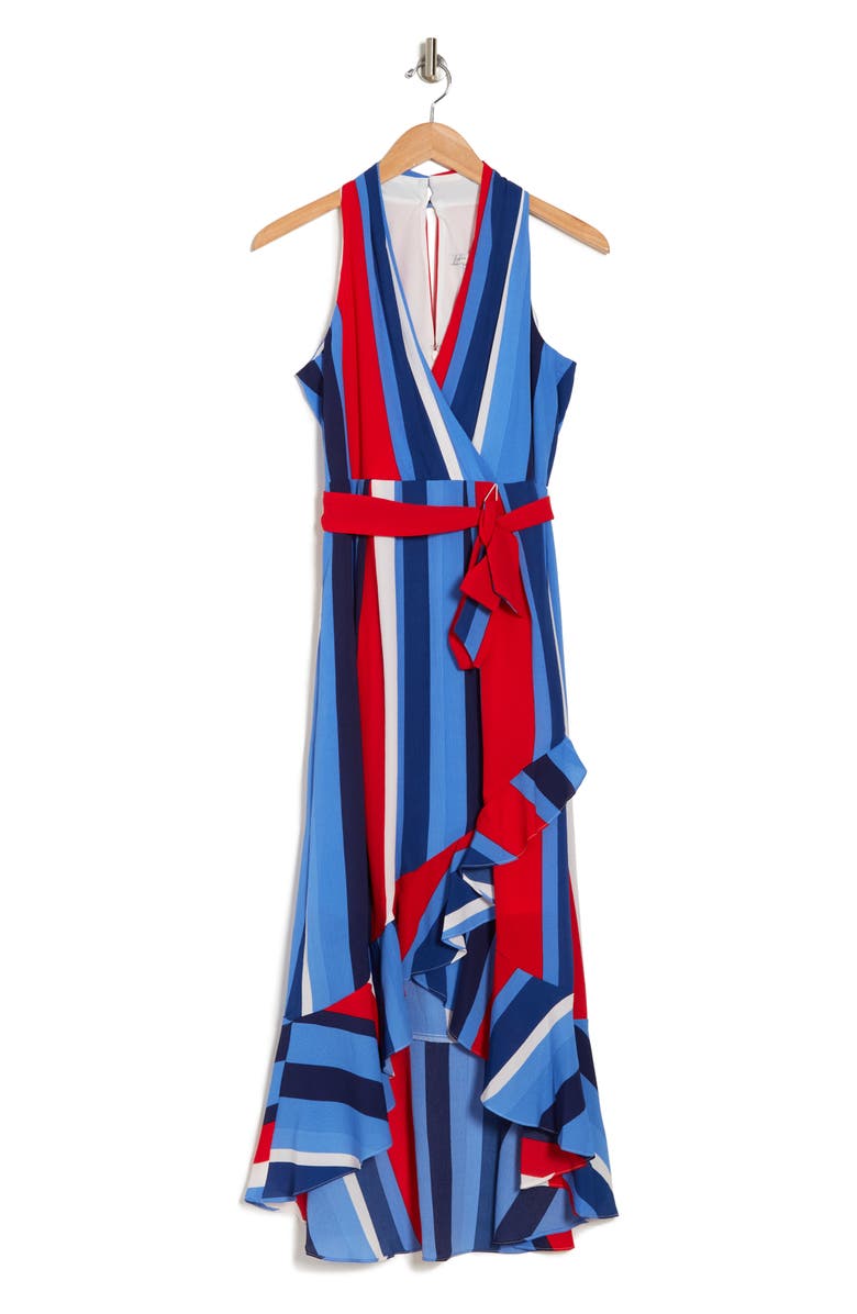 Julia Jordan Striped Halter Maxi Sundress | Nordstromrack