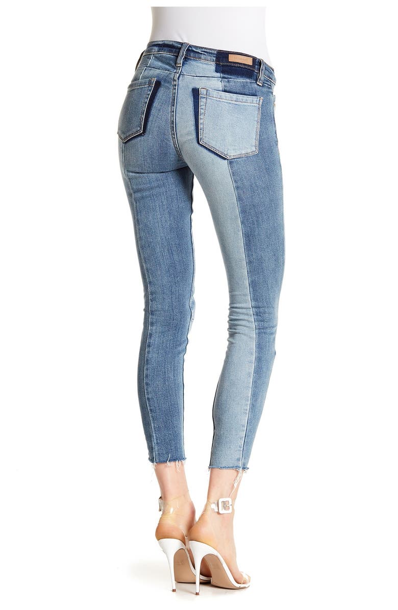 BLANKNYC Reade Patchwork Skinny Jeans | Nordstromrack