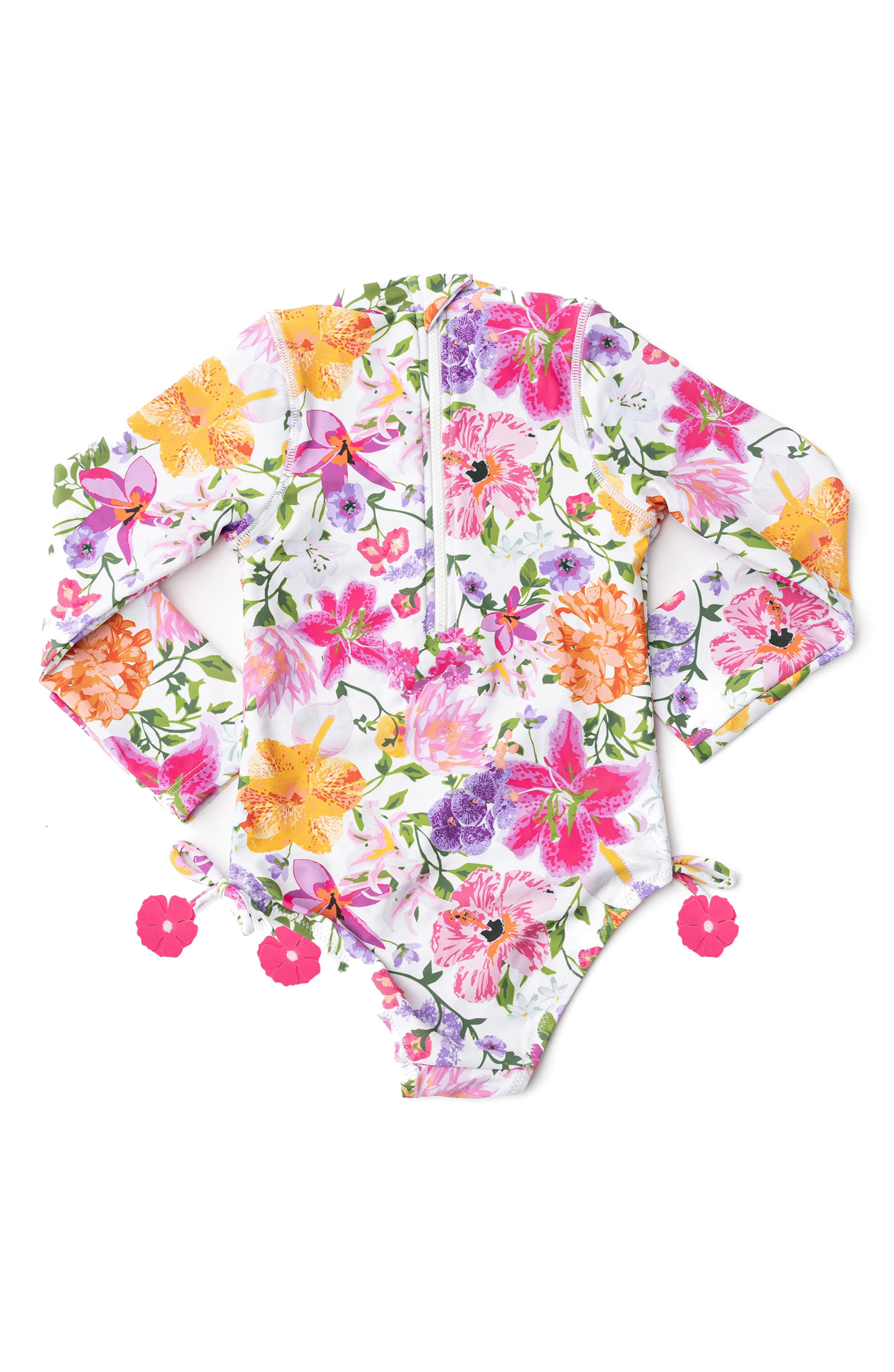 Shade Critters Kids' Summer Garden Long Sleeve One-Piece Swimsuit ...