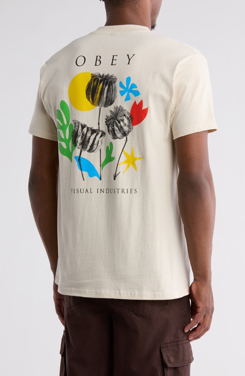 Obey Flowers Paper Scissors Graphic T-Shirt | Nordstromrack