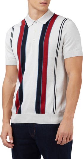 Ben Sherman Vertical Stripe Polo Sweater | Nordstrom
