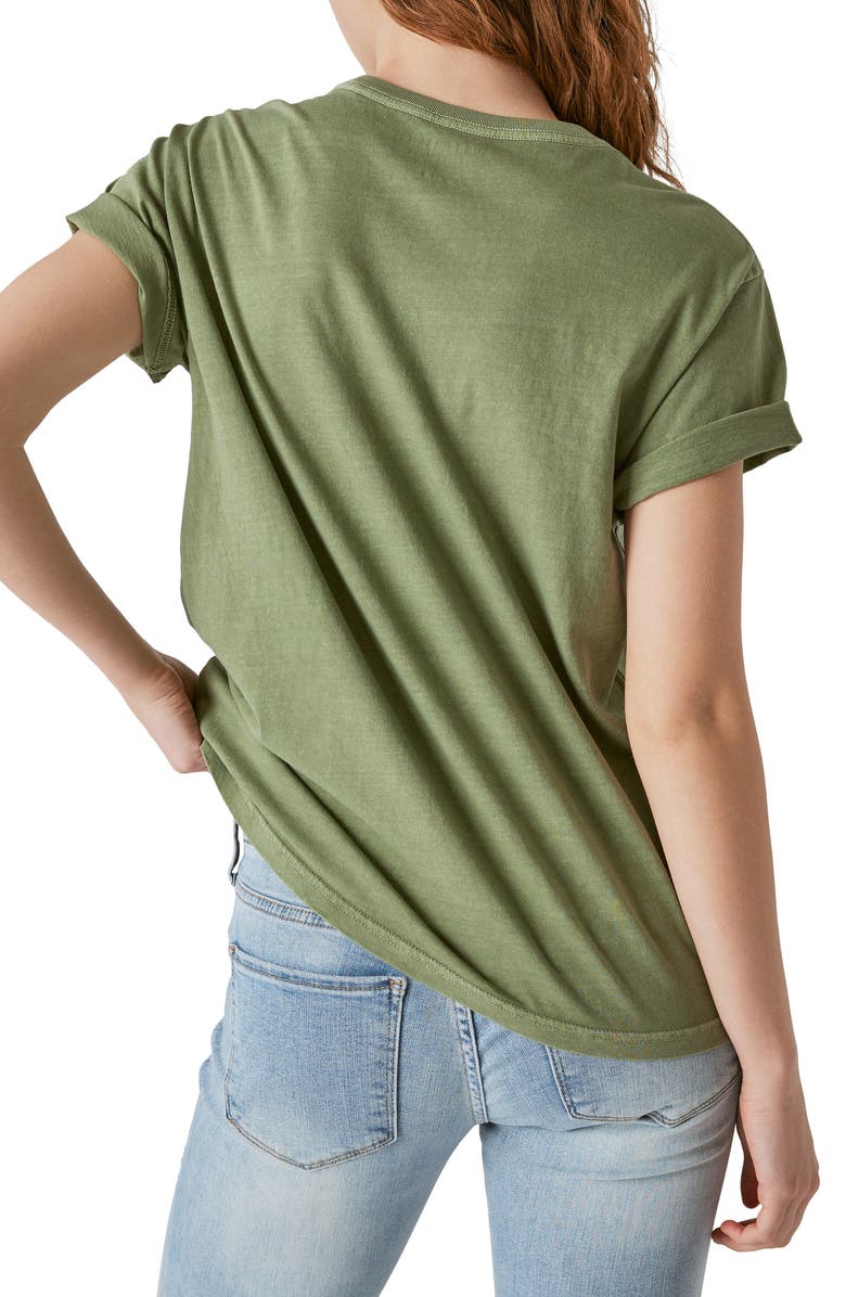 Lucky Brand Doves Logo Oversize Cotton Graphic Tee | Nordstromrack