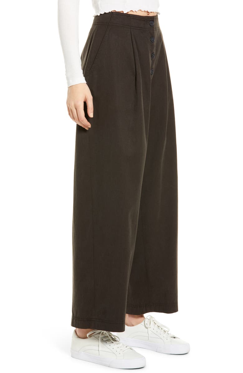 Treasure & Bond Button Front Washed Pants | Nordstrom