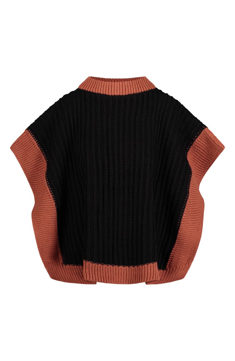 Rebecca Minkoff Colorblock Rib Poncho | Nordstromrack